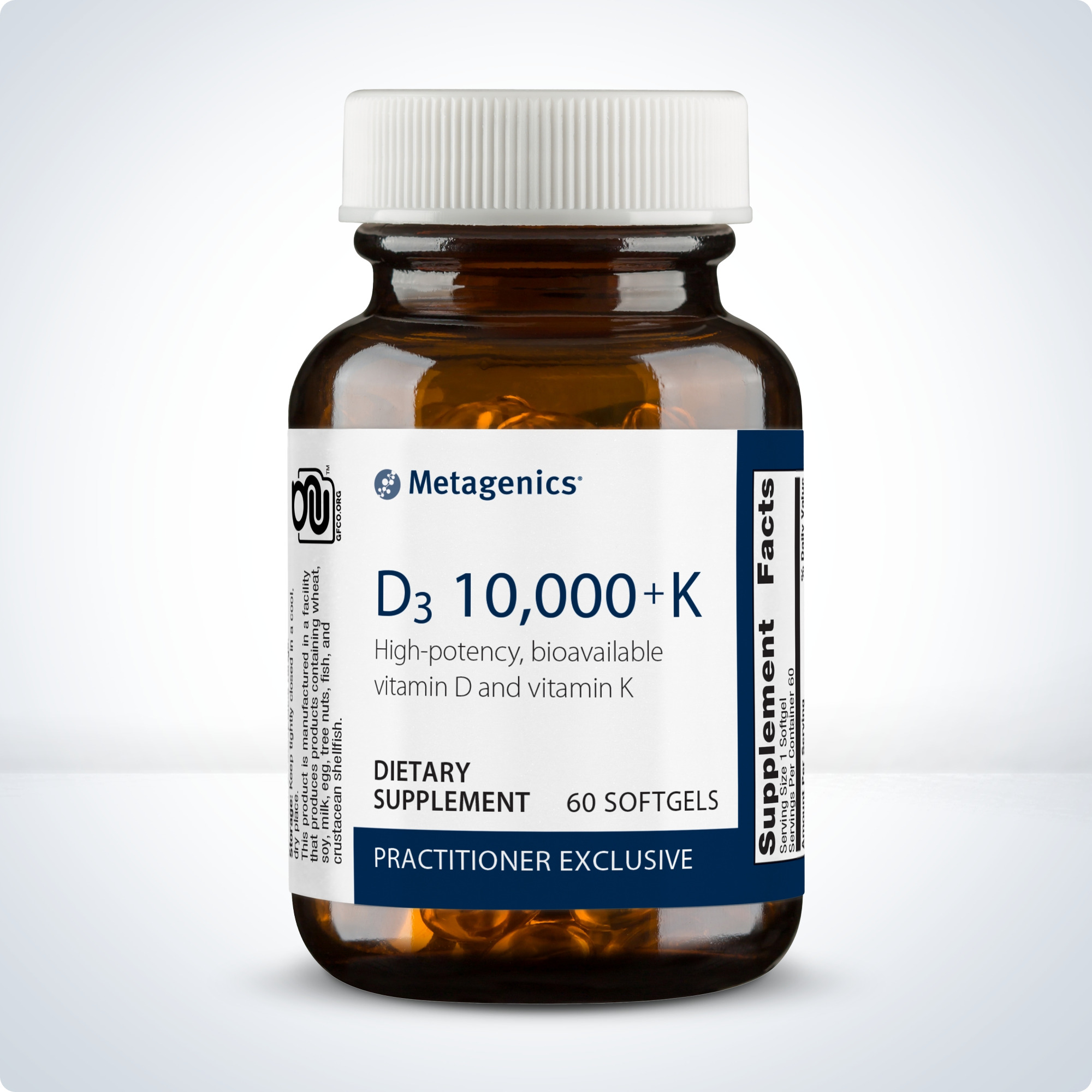 Vitamin D3 10,000 with Vitamin K | Metagenics