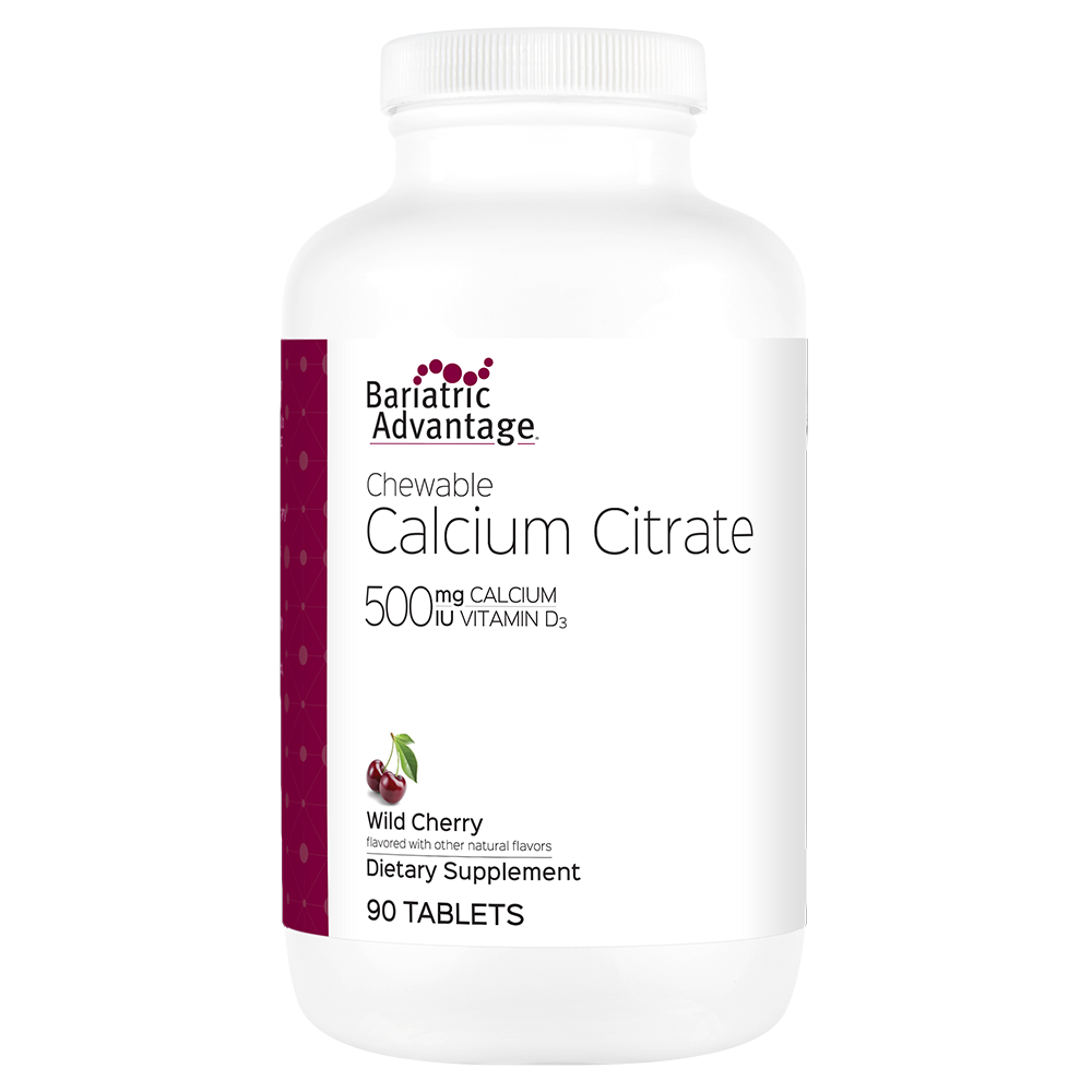 Calcium Citrate Chewable 500mg 3 Flavors DirectGo 
